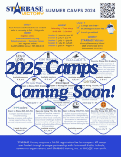 STEM Summer Camps - STARBASE Victory Program